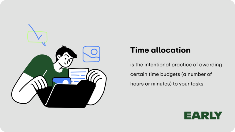Time Allocation: The Simple Fix to Finally Get Everything Done - EARLY